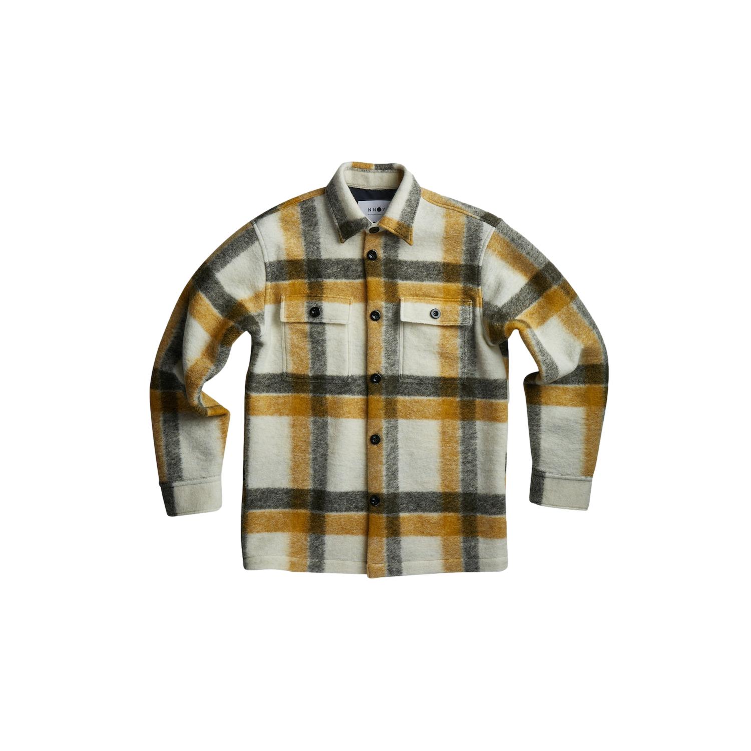 Köp Soren Overshirt Yellow Check med snabb leverans - Cenino.com